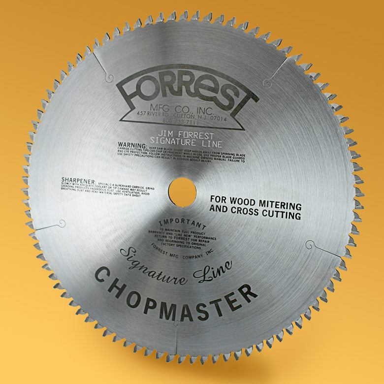 ChopMaster Saw Blade for Chop and Miter Saws – Forrest Blades