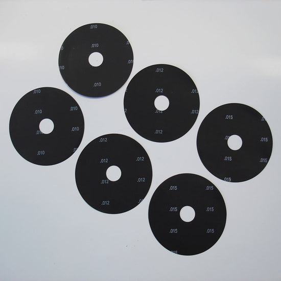 Magnetic shims set 5/8" Bore – Forrest Blades